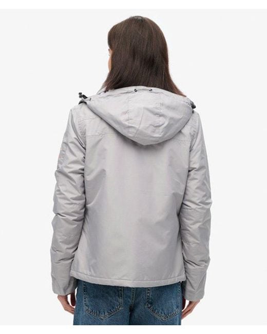 Superdry Mountain Sd-windcheater Jacket in Grey | Lyst UK