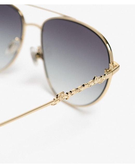 Superdry Gradient Lens Aviator Sunglasses in Metallic | Lyst UK