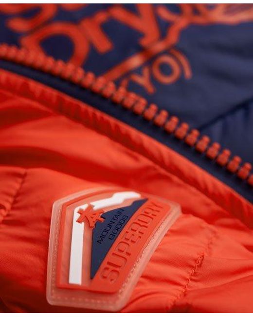 Superdry Fuji Double Zip Jacket Fire Engine in Red for Men | Lyst