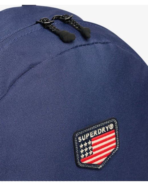 Superdry Classic Patch Montana Backpack in Blue | Lyst UK