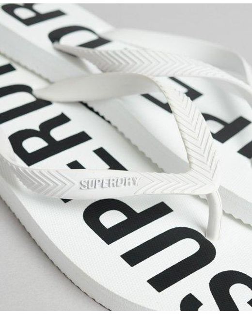 Superdry Code Core Sport Flip Flops in Metallic for Men | Lyst