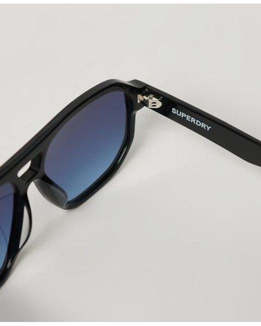 Superdry Sdr 70s Aviator Sunglasses in Blue for Men | Lyst