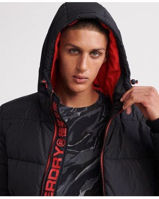 Superdry Sports Puffer Jacket Jet in Blue for Men | Lyst