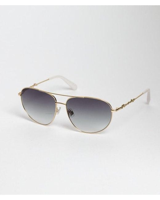 Superdry Gradient Lens Aviator Sunglasses in Metallic | Lyst UK