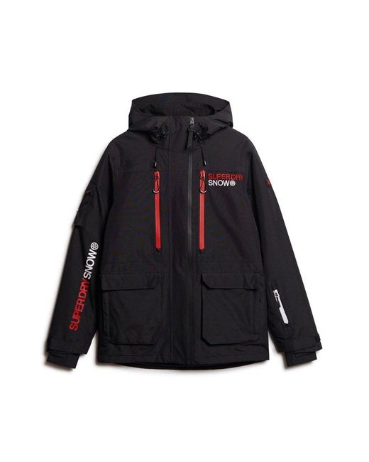 Superdry Sport Ski Ultimate Rescue Jacket in Black for Men | Lyst