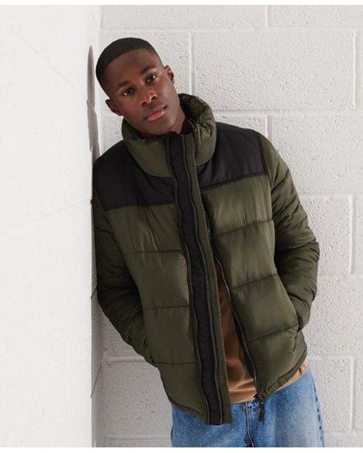 Superdry Code Jacket Dark Moss in Brown for Men | Lyst