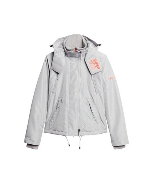 Superdry Mountain Sd-windcheater Jacket in Grey | Lyst UK