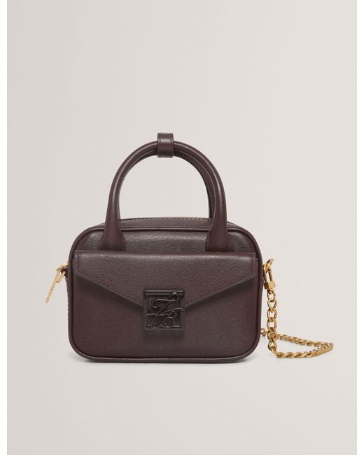 Ted Baker Anibela Top Handle Mini Leather Camera Bag | Lyst UK