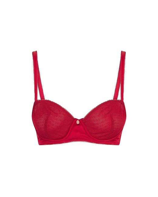 Ted Baker Iris Branded Mesh Wired Full Cup Bra | Lyst UK
