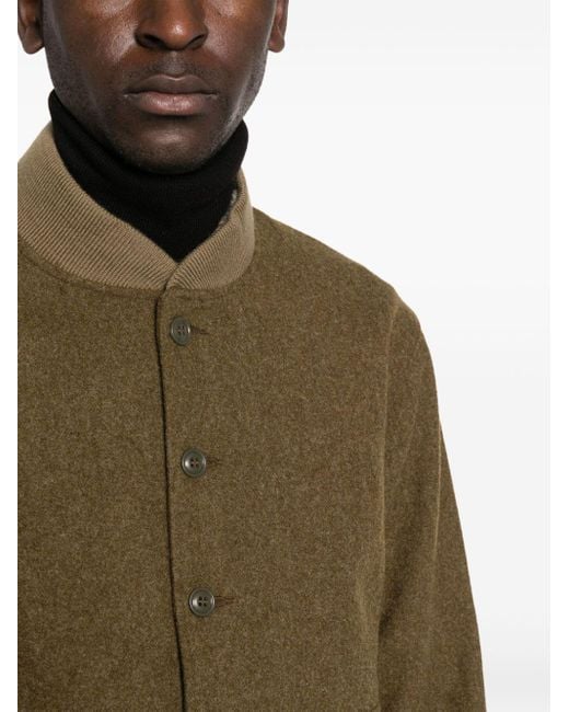 Filson Wool Bomber Jacket in Green for Men | Lyst