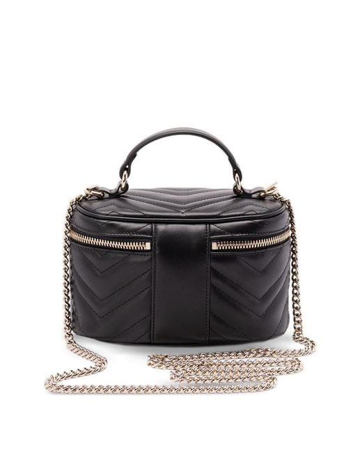 Gucci Gg Marmont Leather Vanity Case in Blue | Lyst UK