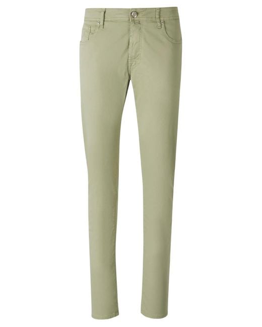 Jacob Cohen Cotton Jeans in Green for Men | Lyst UK