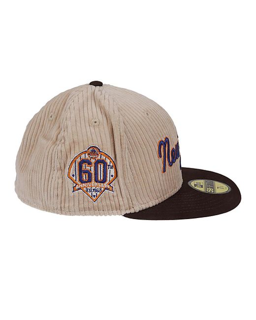 New Era Capsule 59Fifty New York Mets Cap in Gray for Men | Lyst