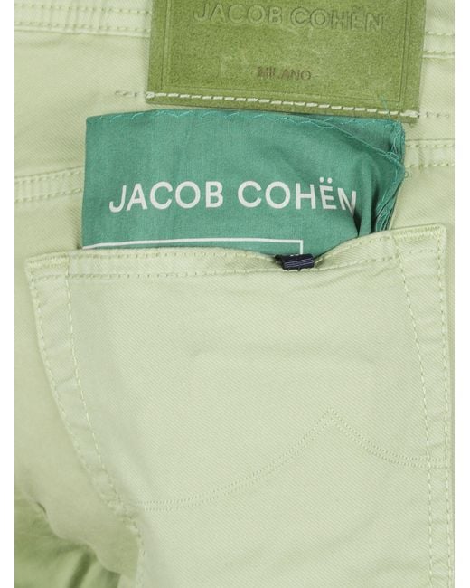 Jacob Cohen Cotton Jeans in Green for Men | Lyst UK