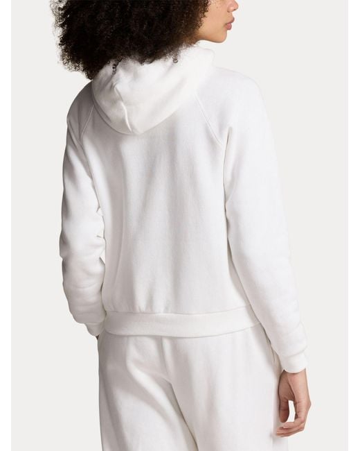 Polo Ralph Lauren Hoodie With Logo in White | Lyst UK
