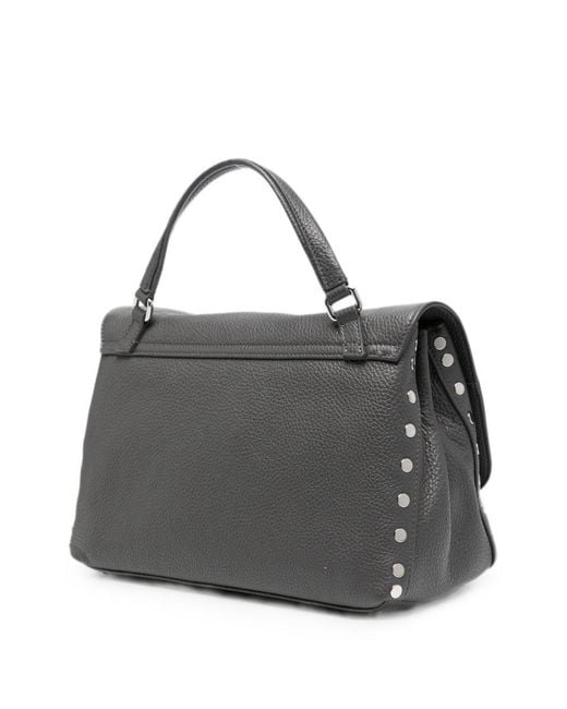 Zanellato Postina Daily Small Leather Handbag in Grey | Lyst UK