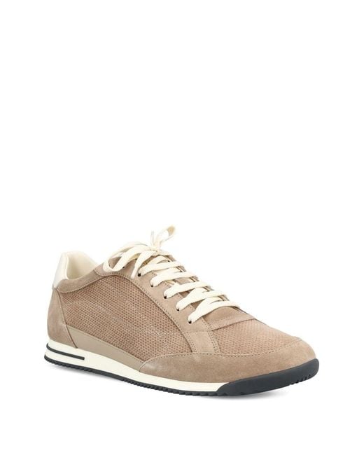 Brunello Cucinelli Leather Sneakers in White for Men | Lyst UK