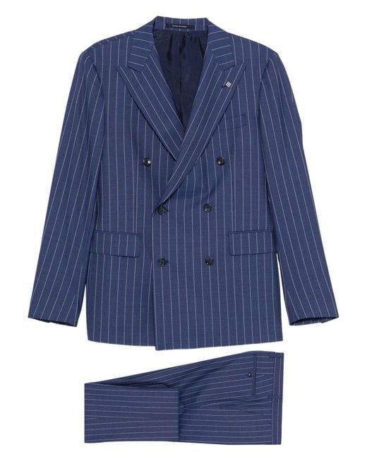Tagliatore Naples Suit in Blue for Men | Lyst UK