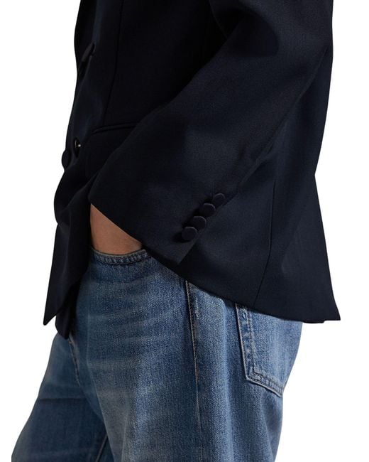 Polo Ralph Lauren Wool Jacket With Logo in Blue | Lyst UK