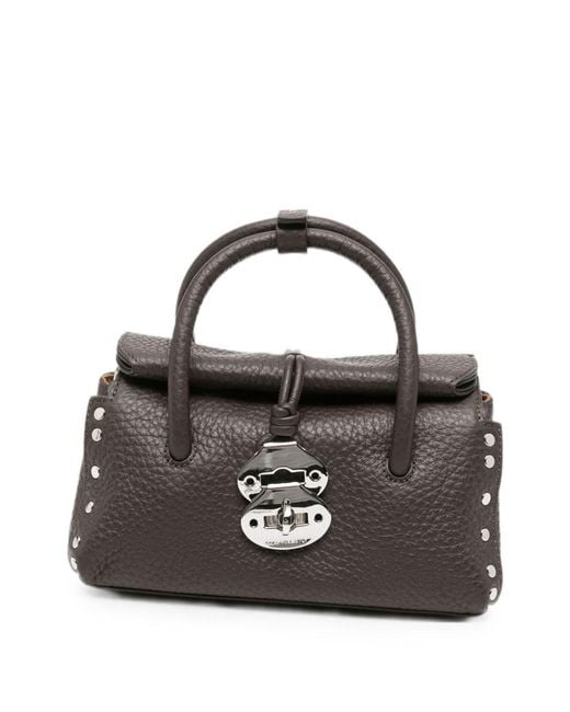Zanellato Dotta Centauro Baby Leather Handbag in Black | Lyst UK