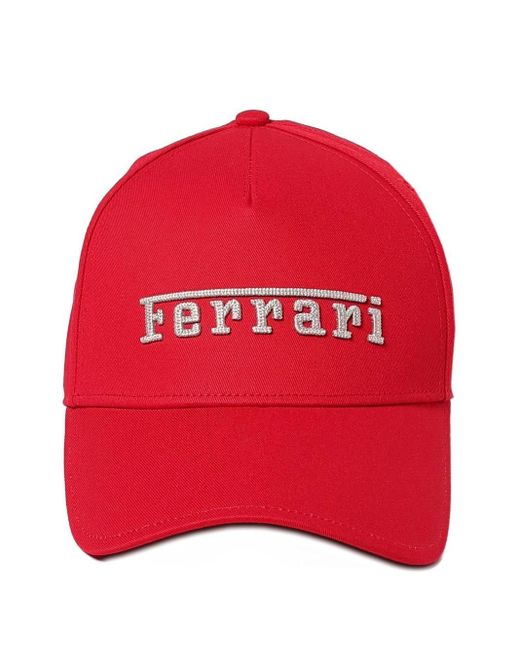 Ferrari Baseball Cap With Logo in Red for Men | Lyst UK