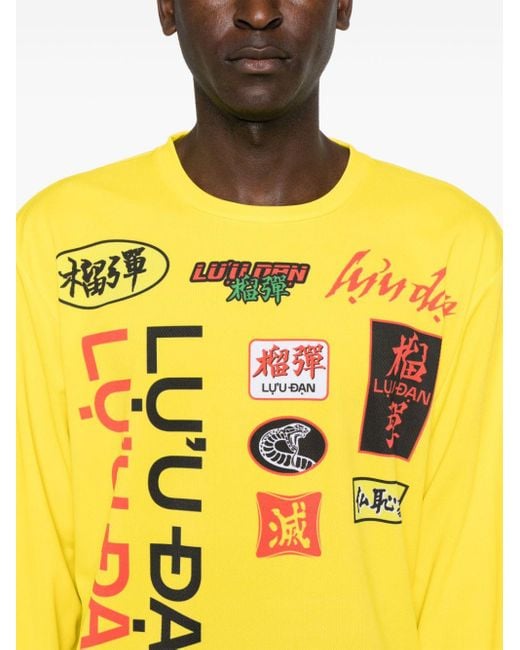 Lu'u Dan Oversize T-Shirt in Yellow for Men | Lyst