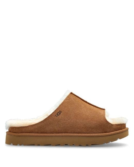 UGG Greenport Slides in Brown | Lyst UK