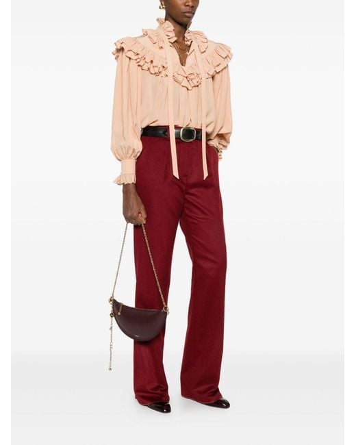 Chloé Chloé Icons Leather Crossbody Bag in Brown | Lyst UK