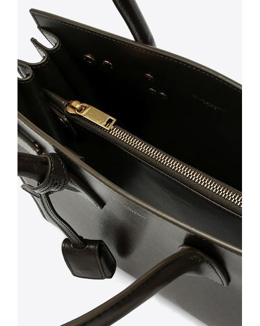 Saint Laurent Small Sac De Jour Top Handle Bag in Black | Lyst