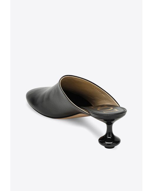 Loewe Toy 45 Sabot Mules in White | Lyst