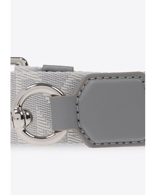 Marc Jacobs Thin Outline Webbing Shoulder Strap in White | Lyst