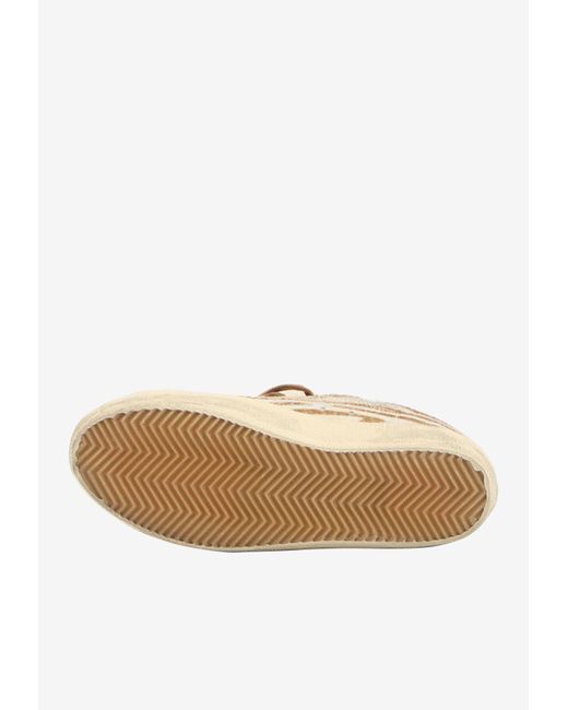 Golden Goose Super-Star Zebra Print Low-Top Sneakers in White | Lyst