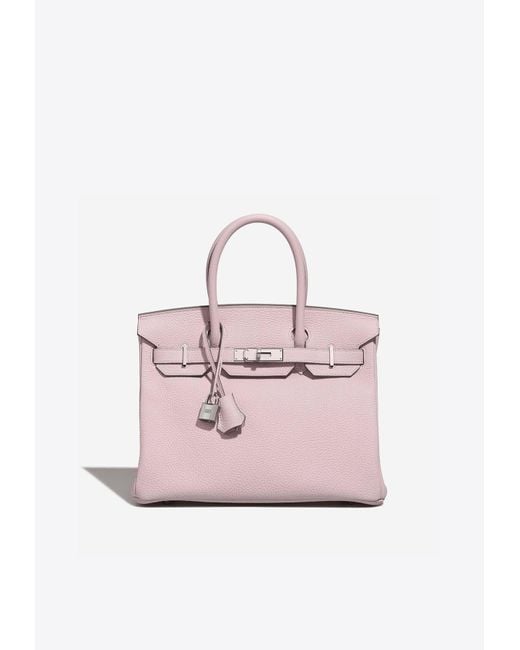 Hermès Birkin 30 in Pink | Lyst