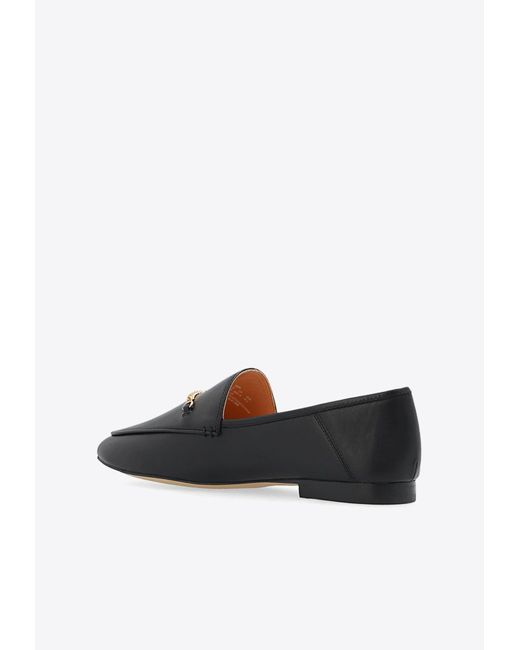 COACH Hanna Leather Chain Loafers in White | Lyst