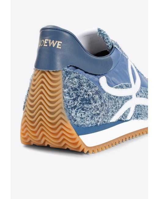 Loewe Flow Low-Top Runner Sneakers in Blue for Men | Lyst
