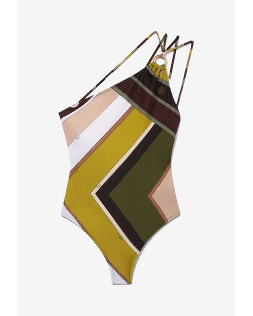 Emilio Pucci Vivara Print One-Piece Swimsuit | Lyst