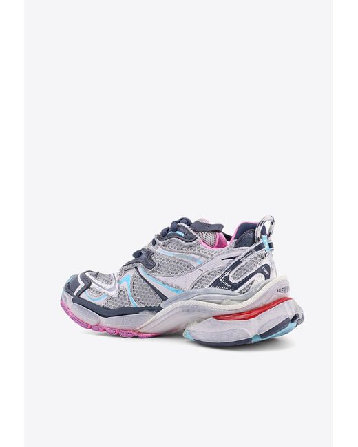 Balenciaga Runner 2 Nylon And Mesh Low-Top Sneakers in Blue | Lyst