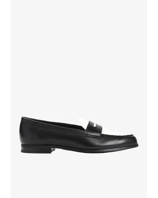 Church's Natalie Leather Loafers in White | Lyst