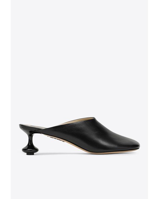 Loewe Toy 45 Sabot Mules in White | Lyst