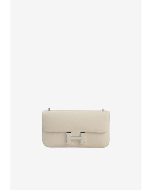 Hermès Constance Elan Epsom Leather Bag in White | Lyst