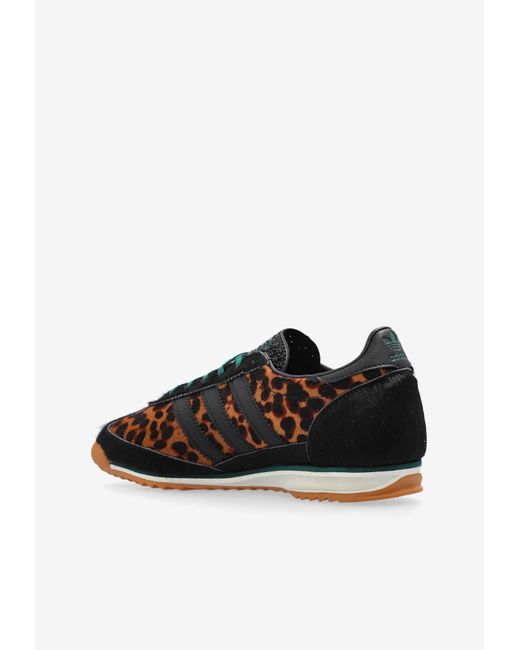 adidas Originals Sl 72 Og Leopard Print Sneakers in Black | Lyst