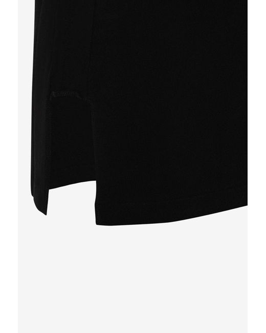 Maison Margiela Logo Stamp Tank Top in Black | Lyst