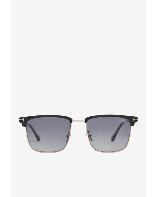 Tom Ford Hudson Square Sunglasses In Black Lyst