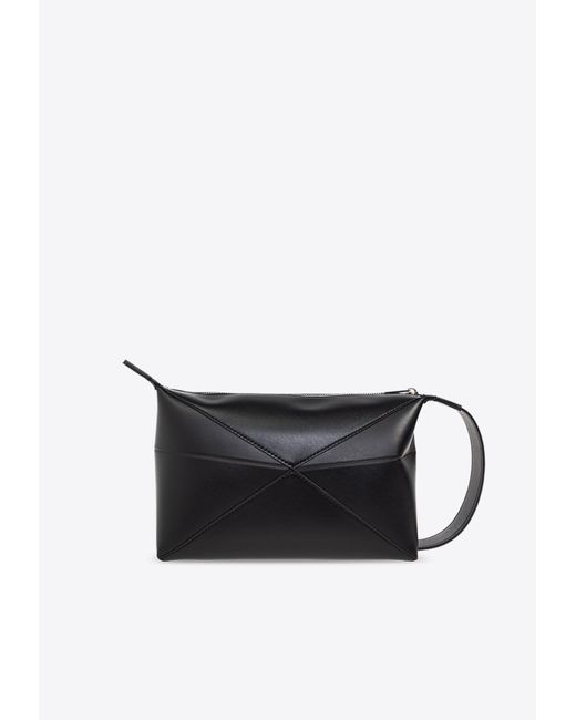 Loewe Puzzle Fold Pouch Bag in Black for Men | Lyst