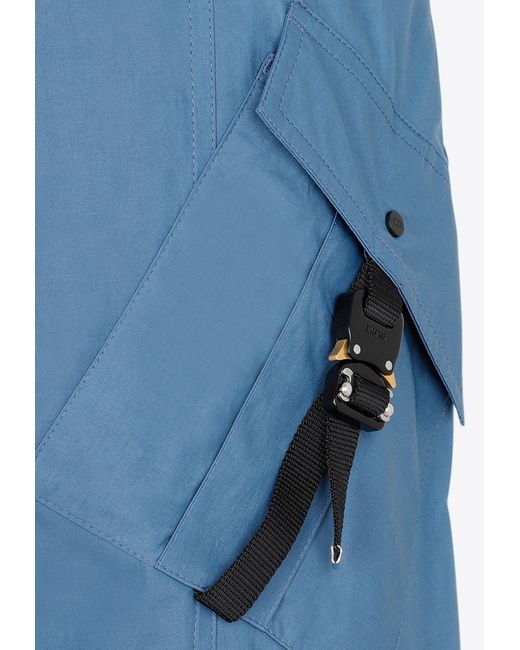 Dior Essential Cargo Pants in Blue for Men | Lyst