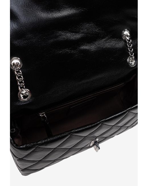 Marc Jacobs Medium Quilted Dual Convertible Shoulder Bag in Black | Lyst