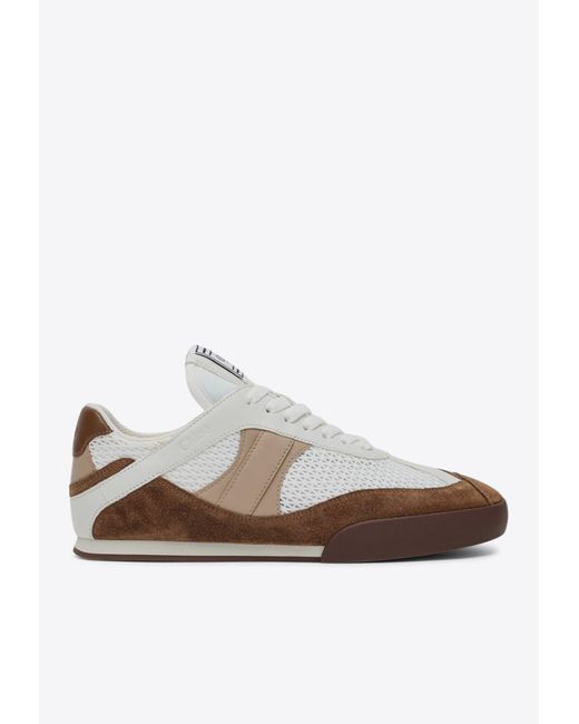 Chloé Kick Low-Top Sneakers in White | Lyst