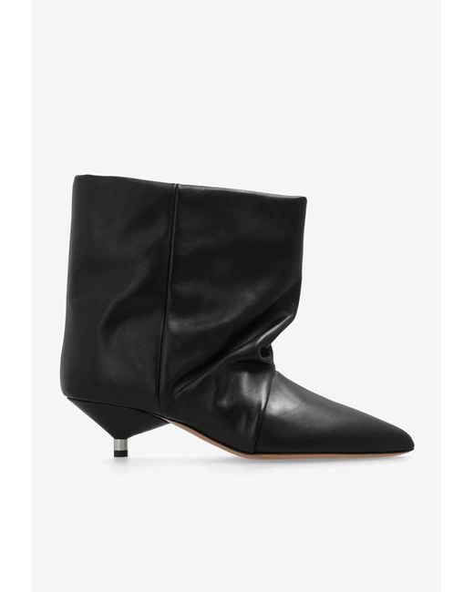 Isabel Marant Edrik 57 Ankle Boots in Black | Lyst