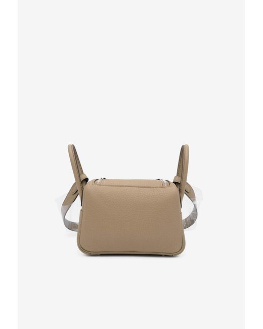 Hermès Mini Lindy 20 in Natural | Lyst