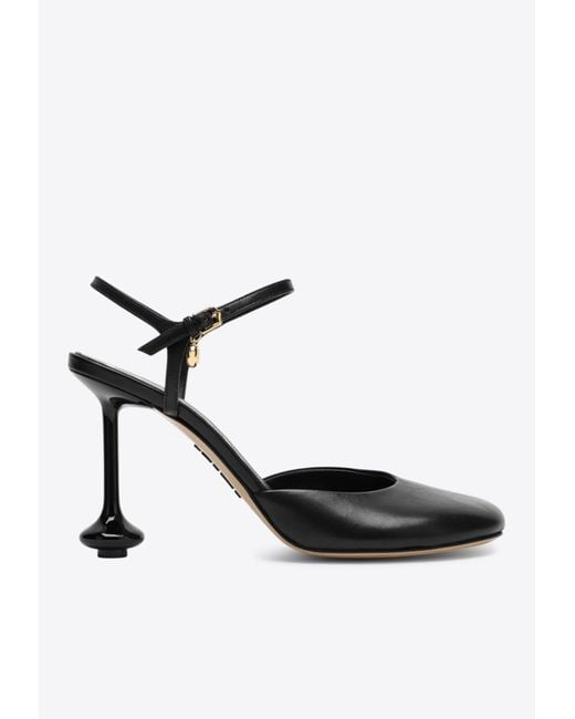 Loewe Toy 90 Nappa Leather Pumps in Black | Lyst
